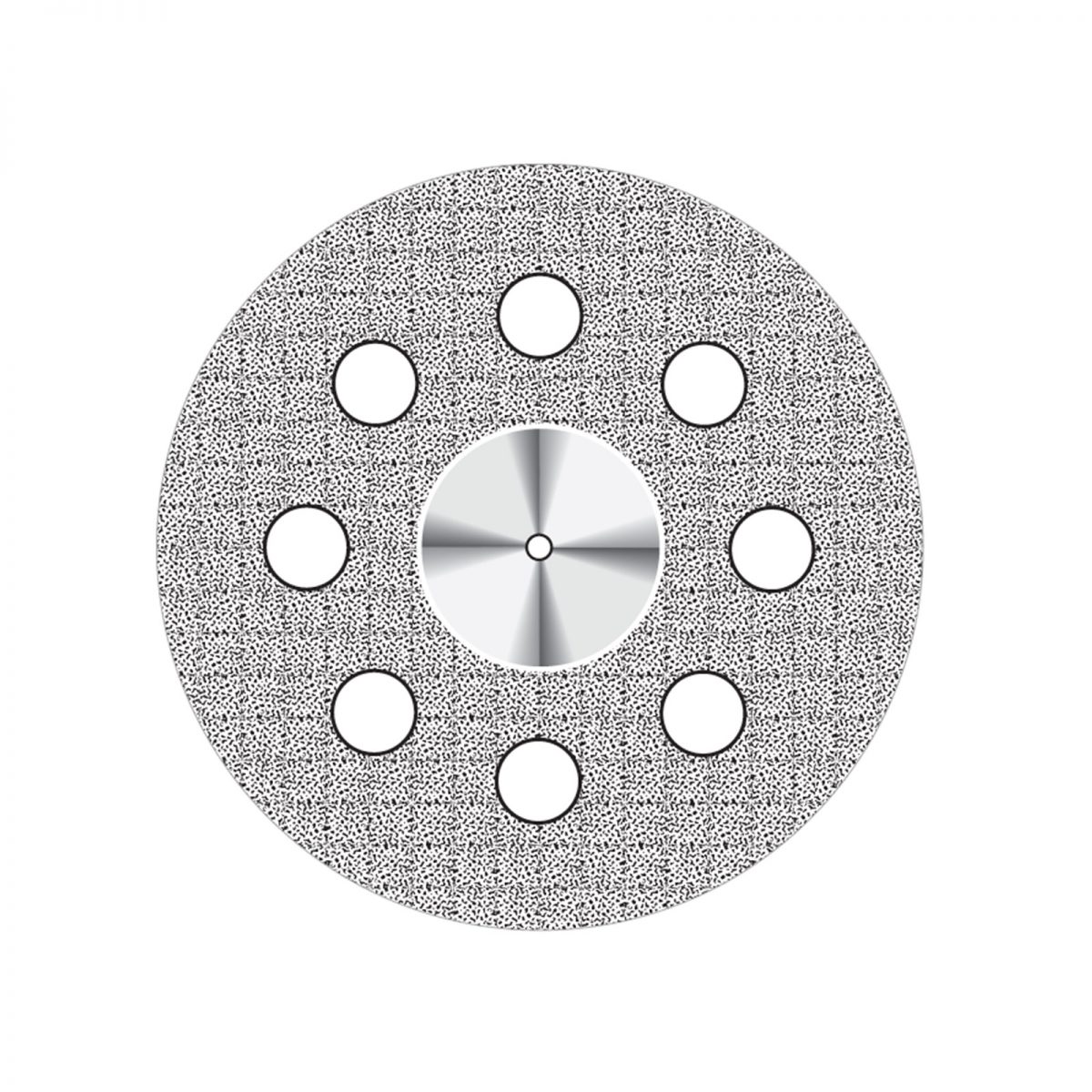 Flex Double Sided Perforated Diamond Disk 0.20x220mm - Strauss Diamond